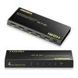 YITROX 4K HDMI Splitter 1 in 4 Out Support 60Hz 4Kx2K HDMI 2.0 ...