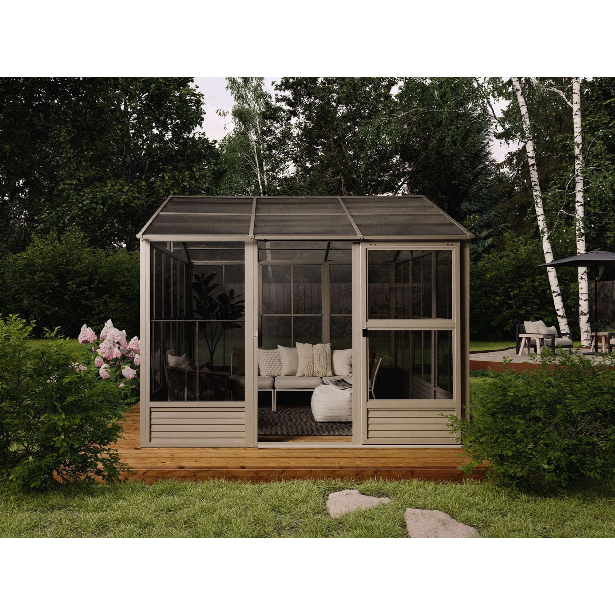 Click here for Gazebo Penguin Myrdal Solarium 11x10 Polycarbonate... prices