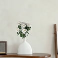 Artificial Azalea Branch 7 Heads White 32cm for Outdoor Indoor Garden ...
