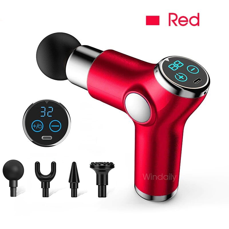 Click here for Supershield For Massage Gun 5 Heads Red Lcd Percus... prices