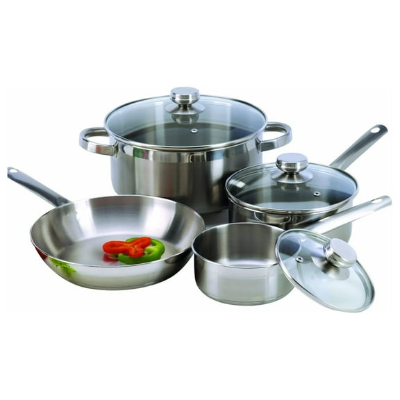 Sunbeam Ridgeline 7 Pc. Stainless Steel Cookware Set - Walmart.com