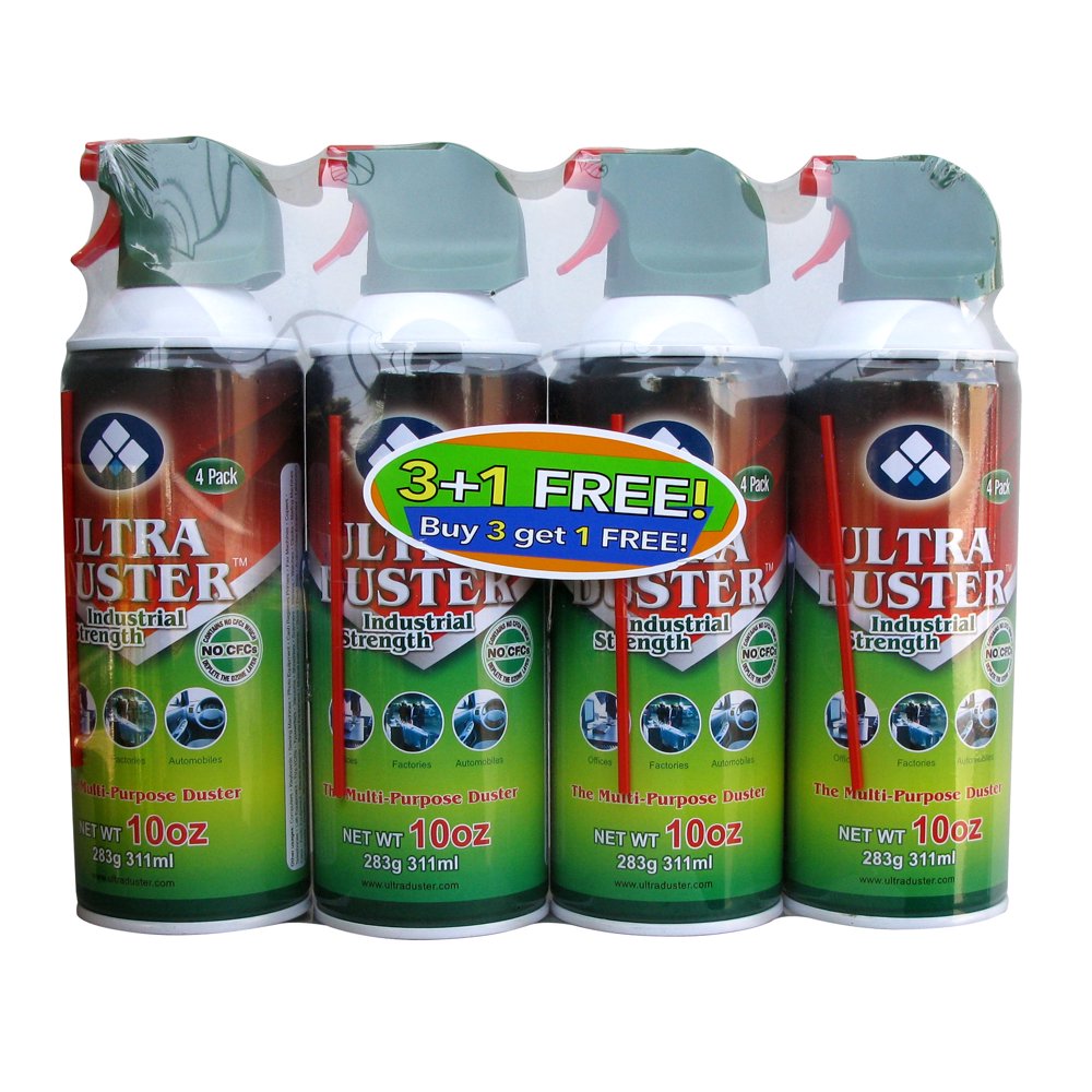 Ultra Duster Aerosol With Trigger, 4pack - Walmart.com - Walmart.com