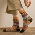 5 Pack Winter Socks For Women, Knitted Socks Thick Warm Soft Couple ...