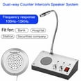 JIAN YA NA Dual-Way Window Counter Intercom, Real-time Intercom System ...
