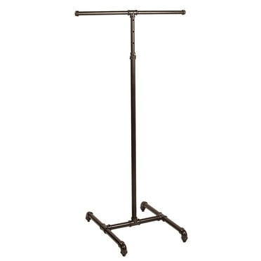 Econoco - BQ2W Clothing Rack – Satin Nickel 4 Way Rack with Adjustable ...
