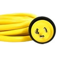 Amp Up Marine & RV Cords 125v 30a 50' Power Extension Electrical Cable, Yellow - Walmart.com