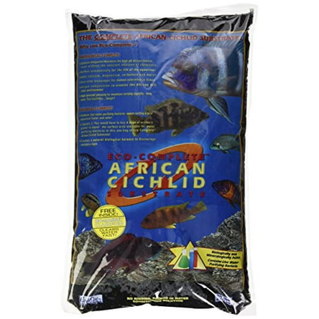 CaribSea Aquatics 8479007773 Eco-Complete African Cichlid Zack Sand, 20 ...