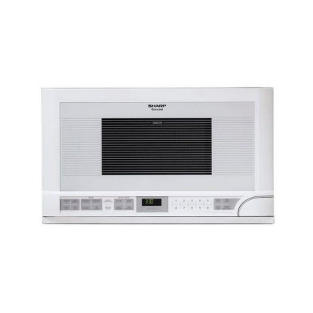 Sharp 1.5 Cu Ft. Over The Counter Microwave - White - Walmart.com