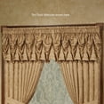 Monaco Tuck Valance Gold 90 x 20 Tuck Valance 90 x 20 Inches - Walmart.com