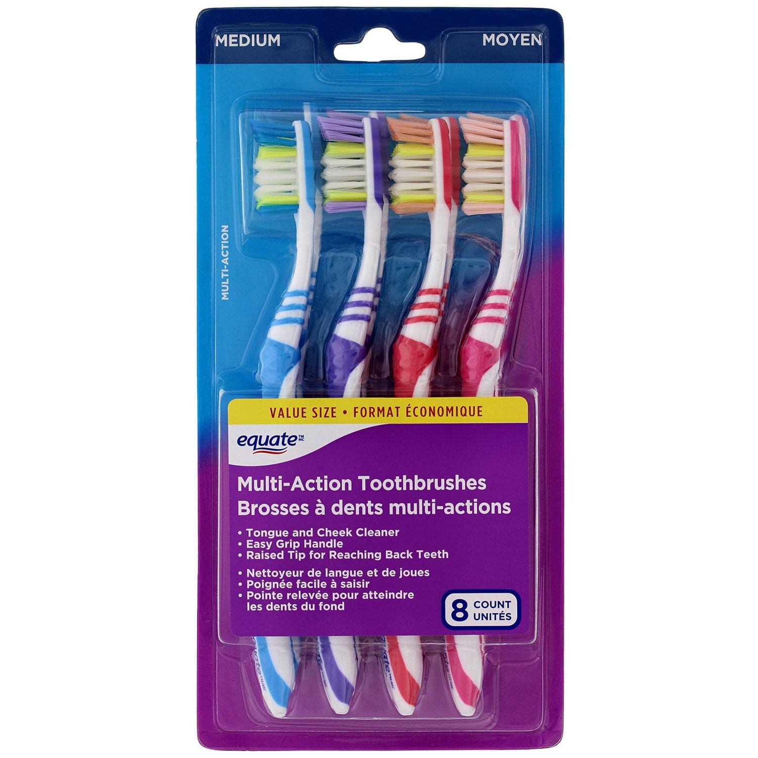 Click here for Equate Multi-Action Toothbrush (Medium) M prices