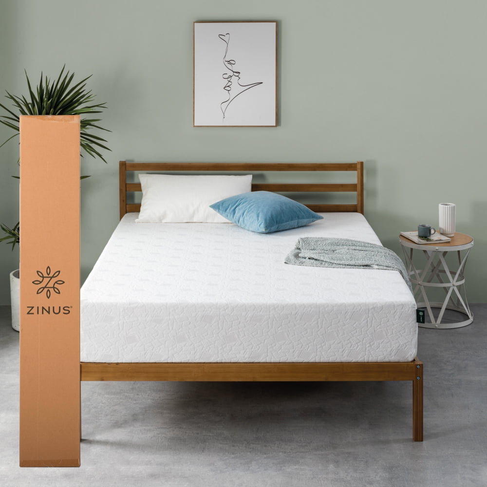 Colchón King Size Zinus de Memory Foam 25 cm Air Flow Alivia Presión ...