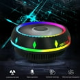 High-Performance CPU Cooler RGB LED CPU Fan for LGA1150,1151,1155, AM4 ...