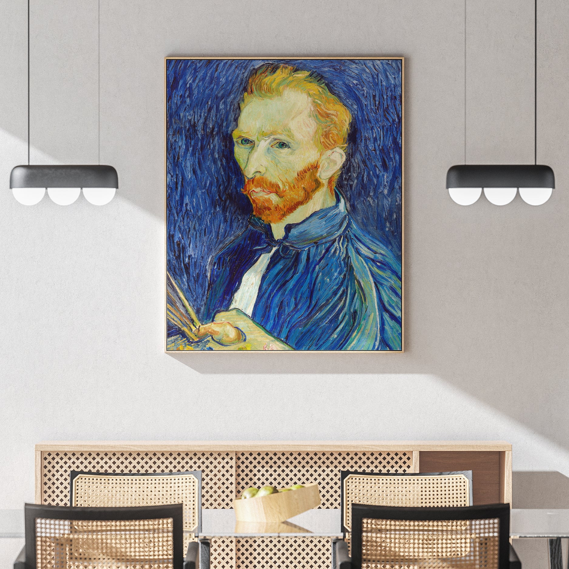 Self-Portrait 3 - 1889 | Vincent Van Gogh | Premium Fine Art Print ...
