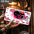 A rectangular aluminum "LOVE" decorative plate for the license plate ...