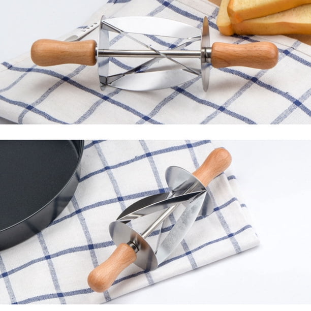fastboy Stainless Steel Rolling Cutter Croissant rolling cutter Bread ...