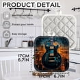 BaHomeck Heat Resistant Hot Pads 4 pack Blue Guitar Floating Over The ...