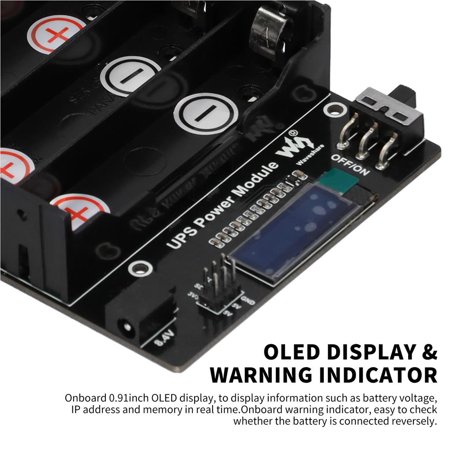 UPS Module for Jetson Nano 18650 Lithium Battery 5V Charging Board ...