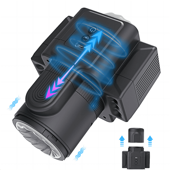 TLUDA Combined Camera Male Vibrator Stroker Automatic Male Masturbator ...