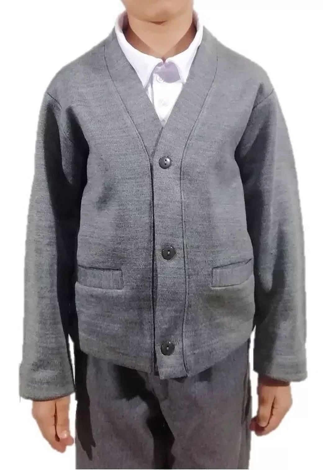 Suéter Abierto Con Botón Uniforme Escolar Punto Roma 4 A 16 | Walmart ...