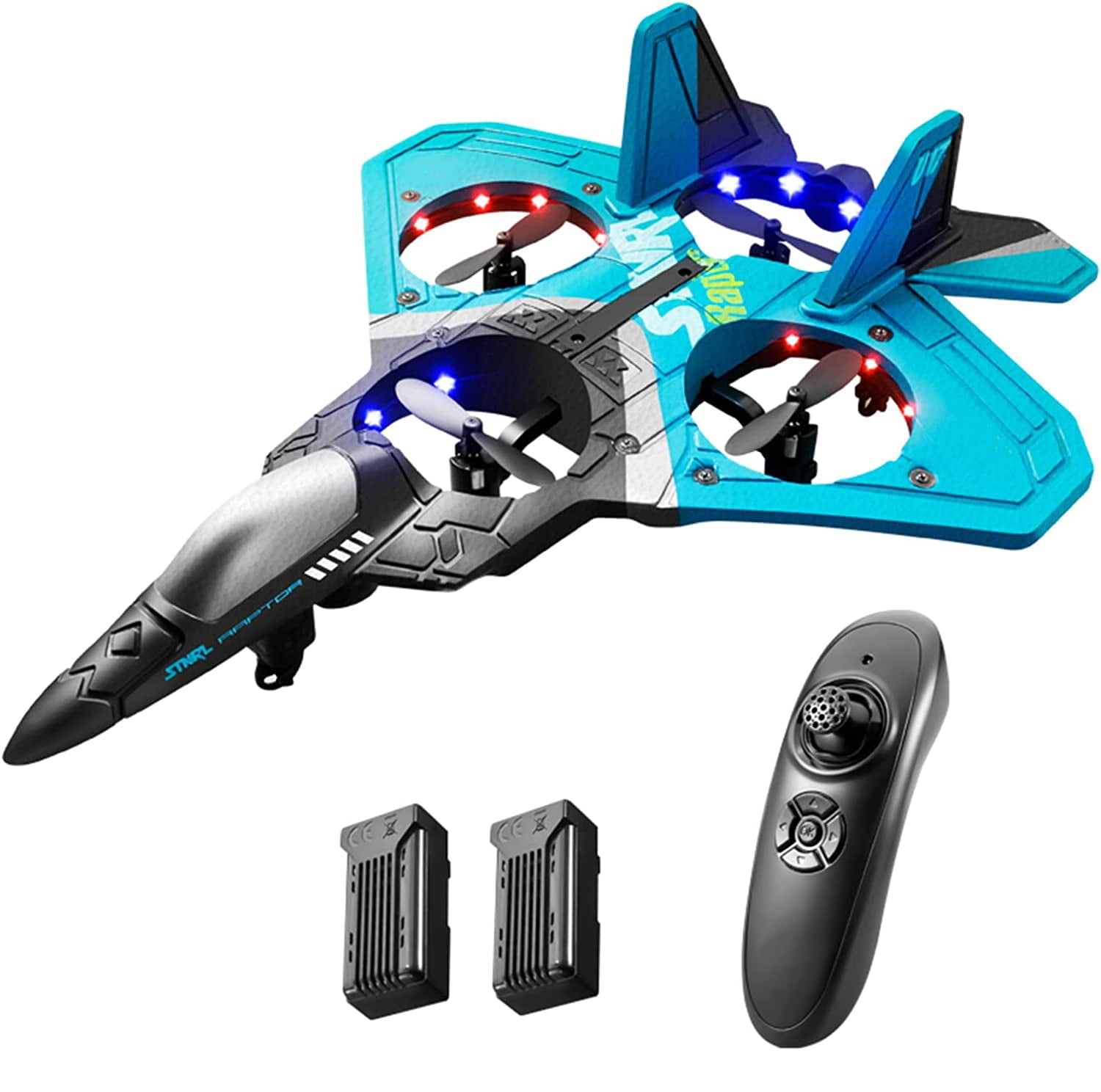 RC Plane 2.4Ghz Remote Control Airplane, 2 PCS Battery 30 Min Running ...
