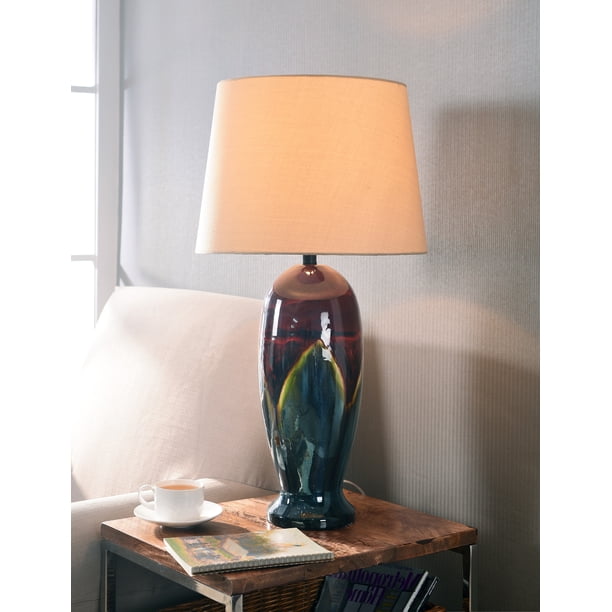 Kenroy Home Lavo Table Lamp, Ceramic Glaze - Walmart.com