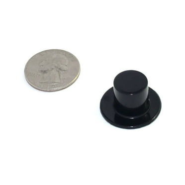 Fun Express Mini Black Top Hats, Plastic, Party Decor, 4.5 Inch, 12 ...