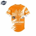God First Family Second Then Tennessee Football Custom Baseball Jersey ...