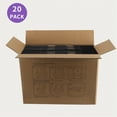 HORLIMER 12x9x4 Black Corrugated Shipping Boxes, Set of 20, for Small ...