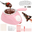 Electric Chocolate Melter Machine, Dual Candy Melts and Cheese Fondue ...
