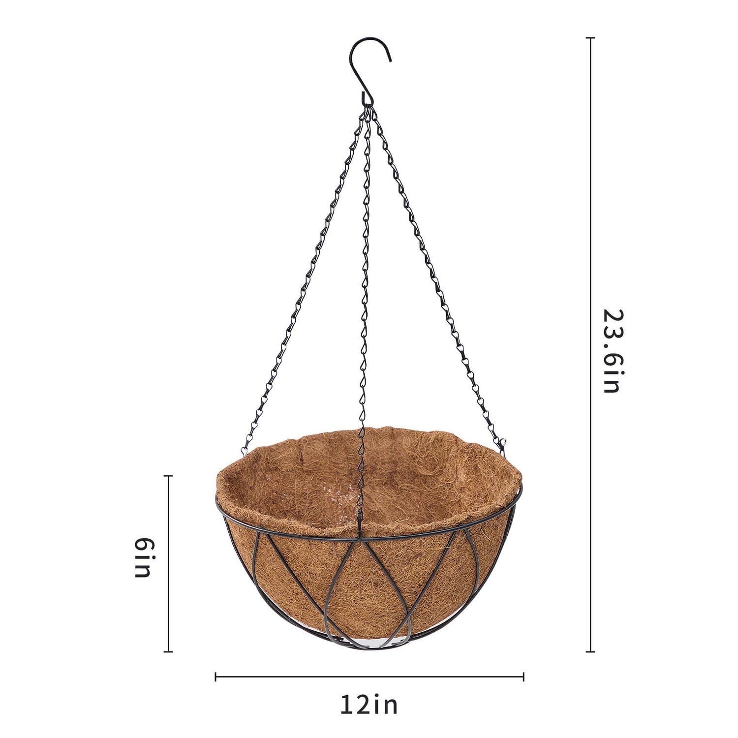 Click here for Mainstays 12 In Coco Hanging Basket 12 prices