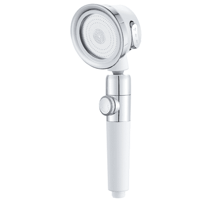 Large pressurized hand-held shower nozzle, three-stage water-stop bath ...