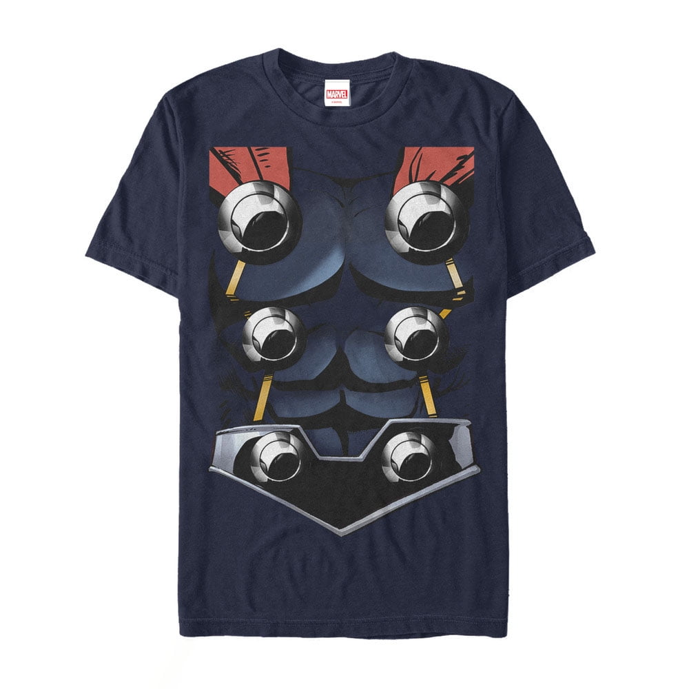 Men's Marvel Halloween Thor Costume Graphic Tee Navy Blue X Large ...