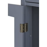 TRINITY | 20" Litter Box Enclosure End Table w/ Drawer | Dark Gray ...