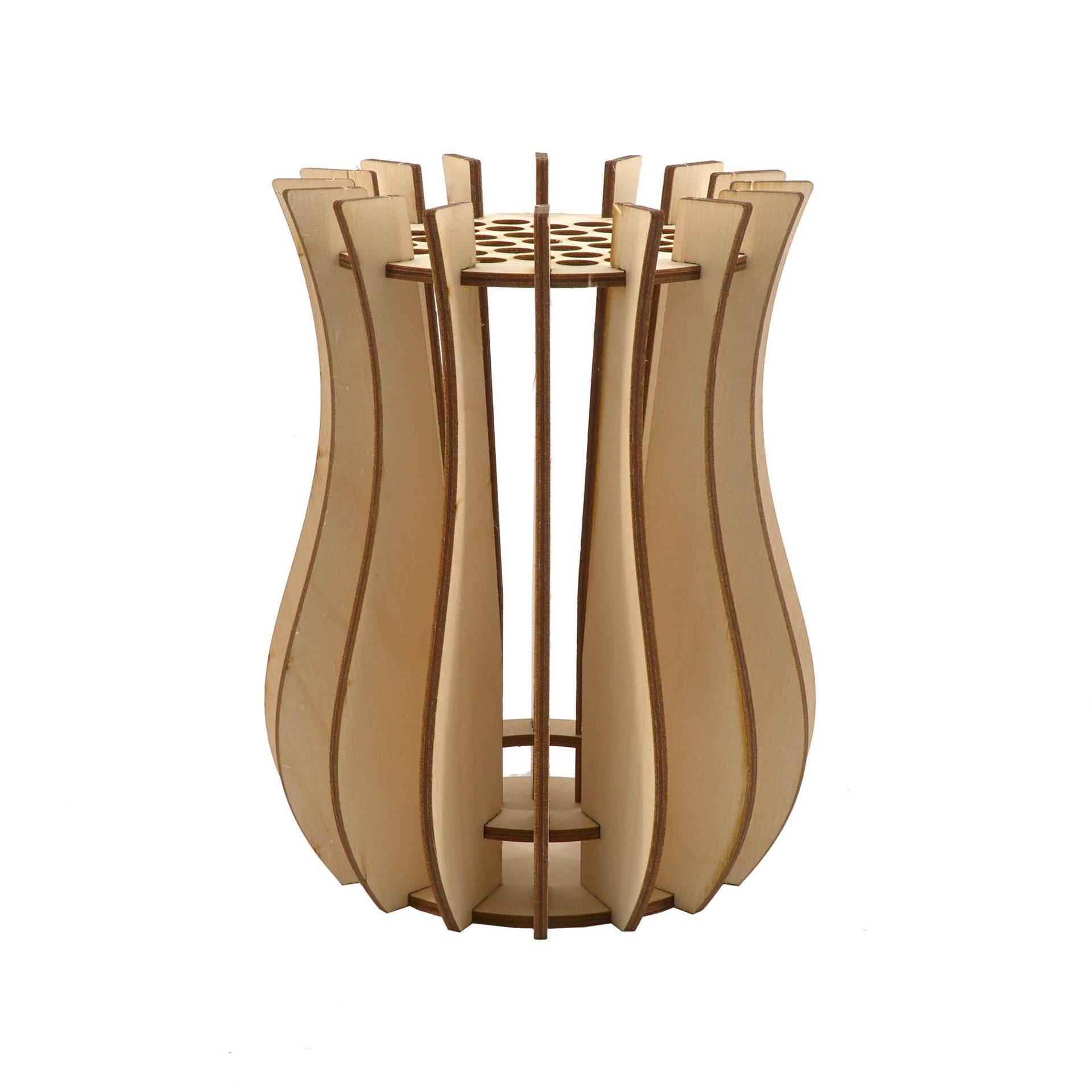 Kit de florero de madera para ramo de flores de Lego, bonito juego de ...