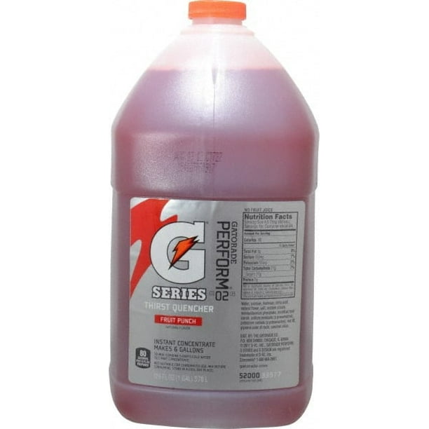 Gatorade Fruit Punch Flavored Sports Drink, 1 Gallon Concentrate Makes ...