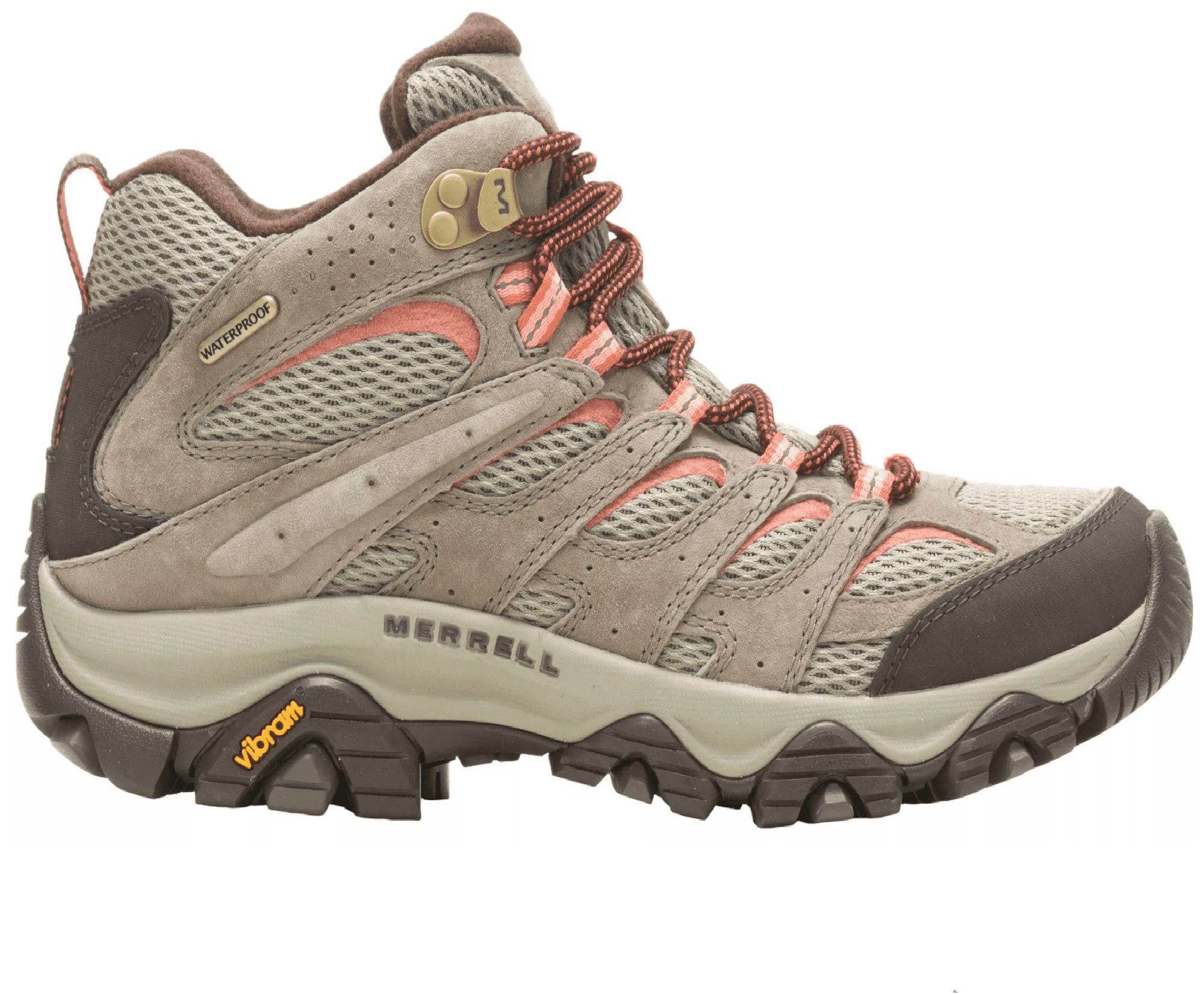 Pre-Owned Merrell j035848z Moab 3 Mid Waterproof Hiking Boots for ...