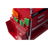 Sunex 8013ADELUXE Deluxe 4 Drawer Service Cart with Locking Top (Red ...