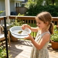 6 Pcs Bird Feeders Water Bowls Round Birdbath Water Dish Feeding ...