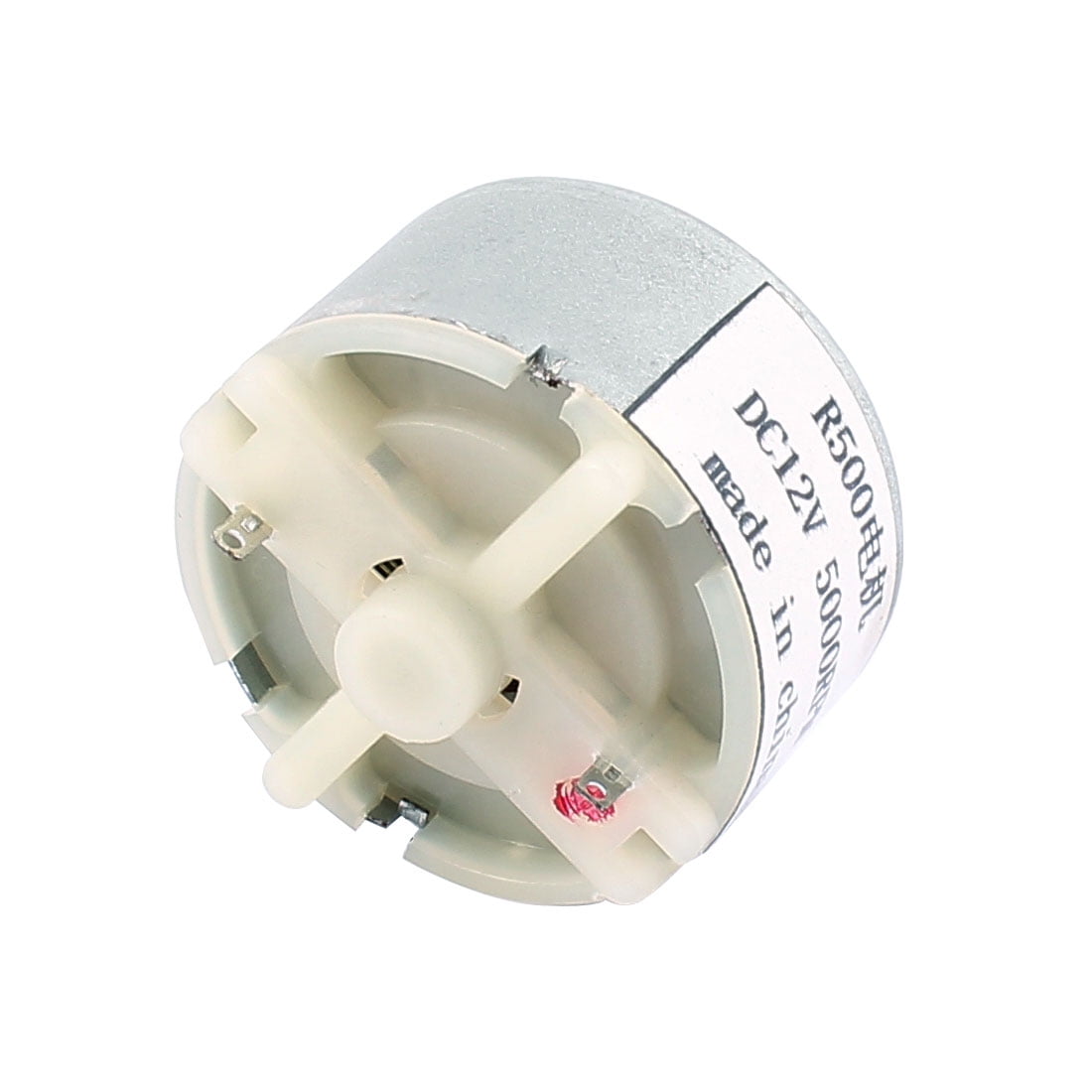 R500 DC 12V 5000RPM Flat Shaft Cylindrical Micro Model Magnetic DC ...