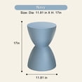 Plastic Hourglass Side Table - Bedroom Nightstand - Walmart.com