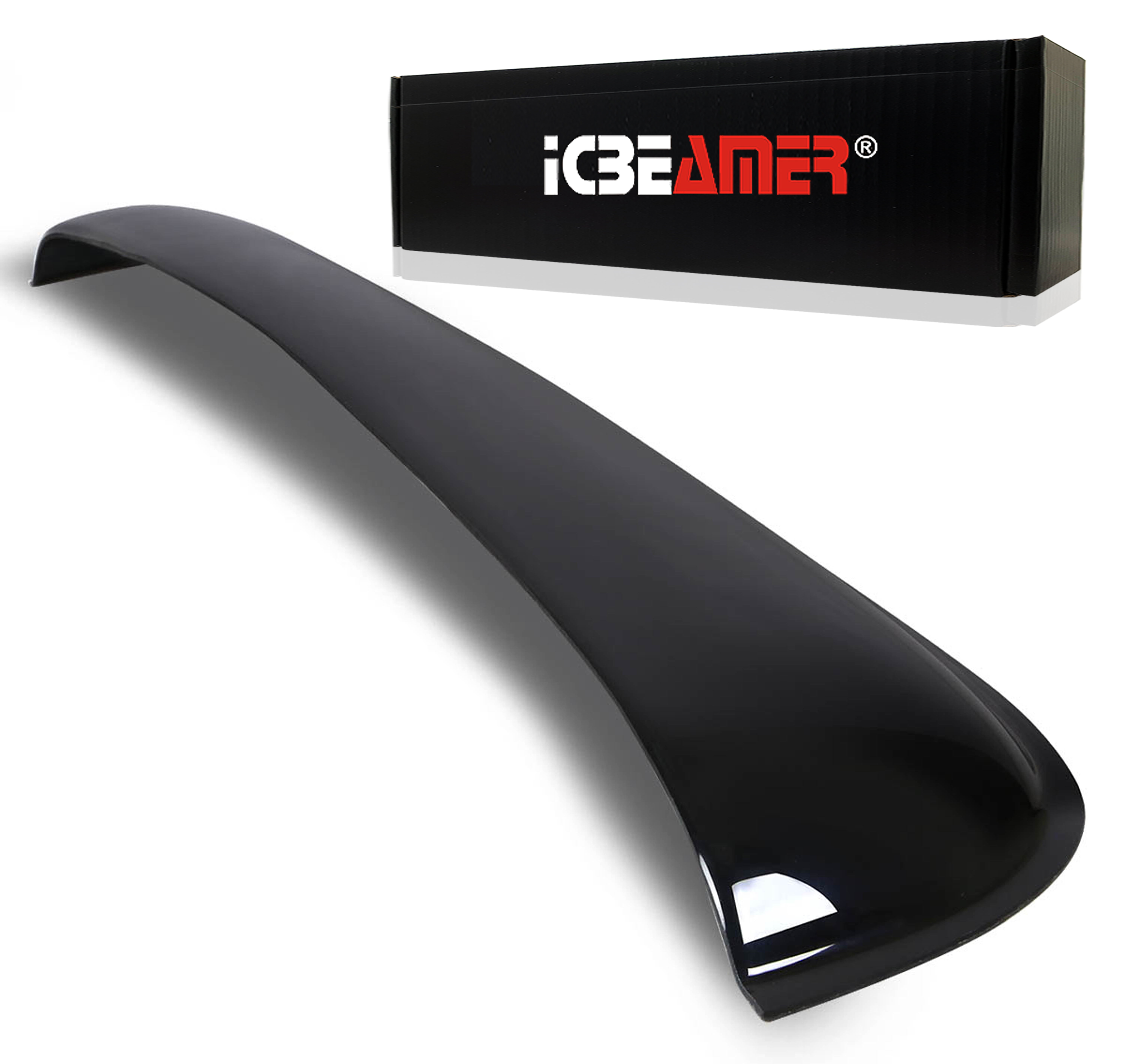 ICBEAMER 37.8" 980mm Sunroof Wind Deflector,Universal Fit Tinted ...