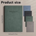 8.3"x5.7" PU Leather Notebook with Ribbon Bookmark – 160 Thick Pages ...