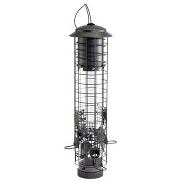 WoodLink WL75160 Squirrel-Resistant Red Bird Feeder, Reflective Vista ...
