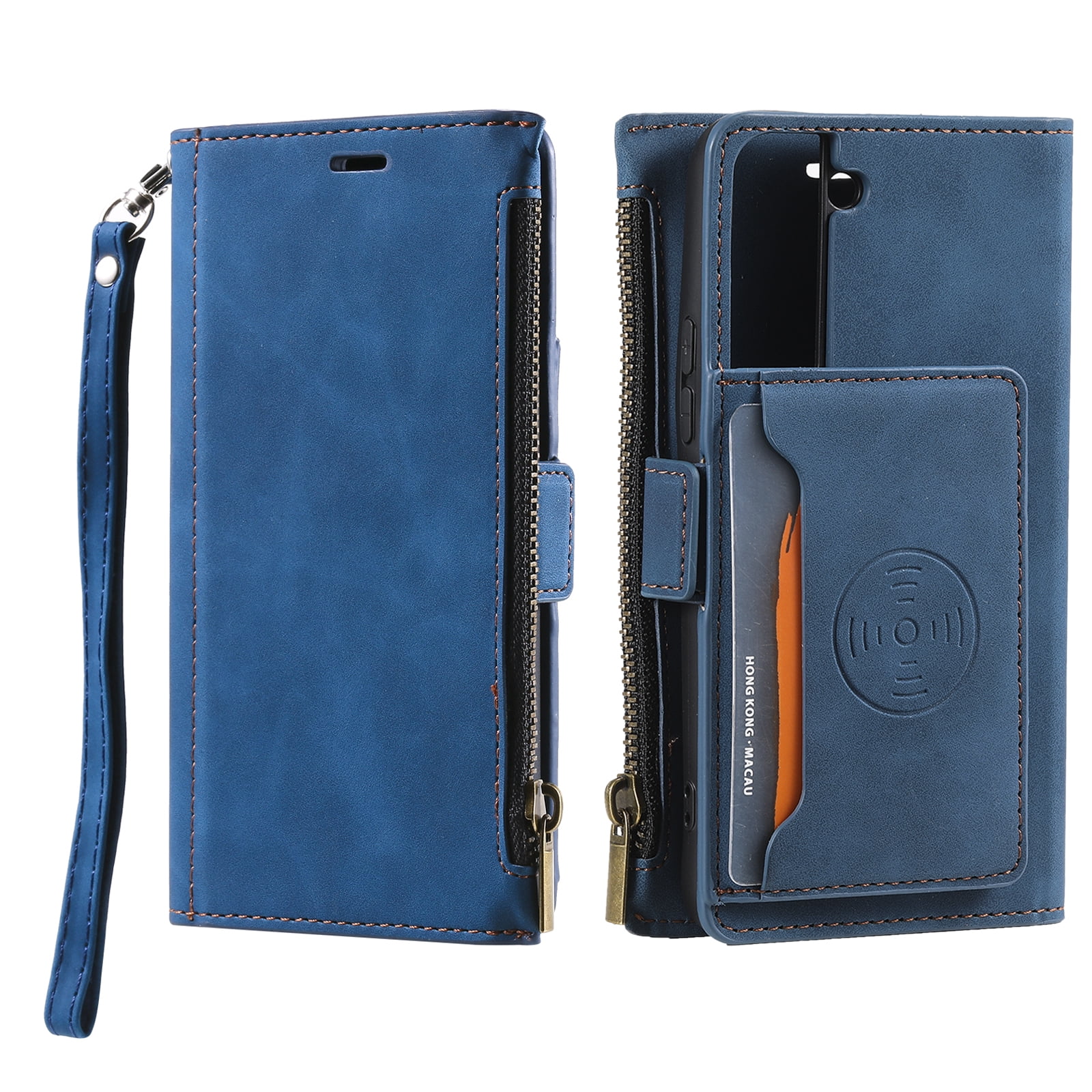 Samsung Galaxy S22 Wallet Case, Dteck PU Leather Folio Flip Cover with ...