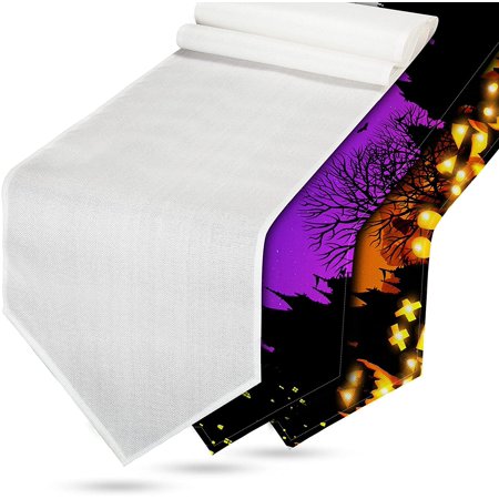 3 Pieces Sublimation Table Runner Heat Transfer Table Cover Heat Press ...