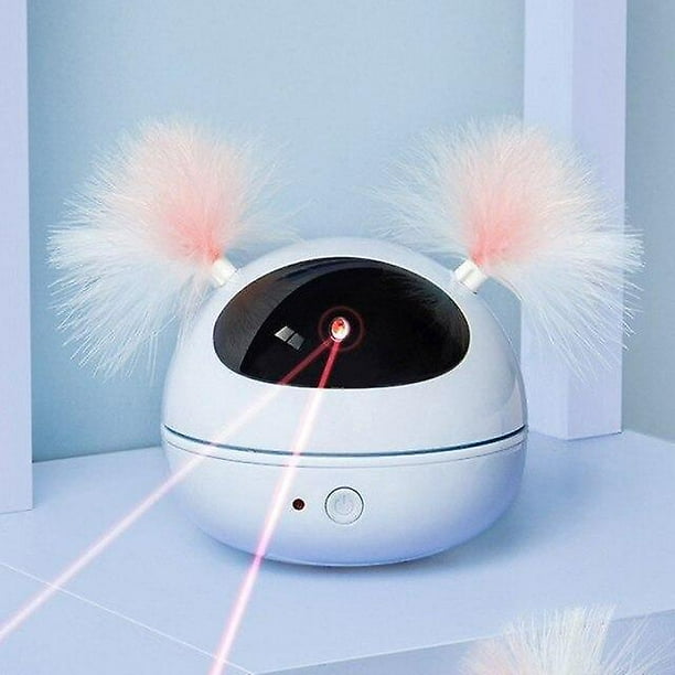 Interactive Laser Cat Toy Automatic Laser Pointer Rotating Cats ...