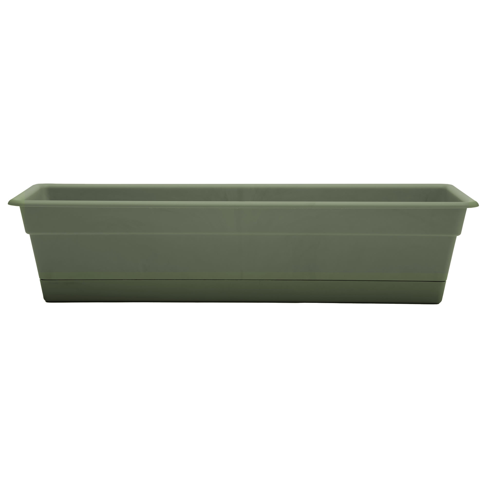 Bloem 24-in Wide Dura Cotta Resin Window Box Planter - Living Green ...