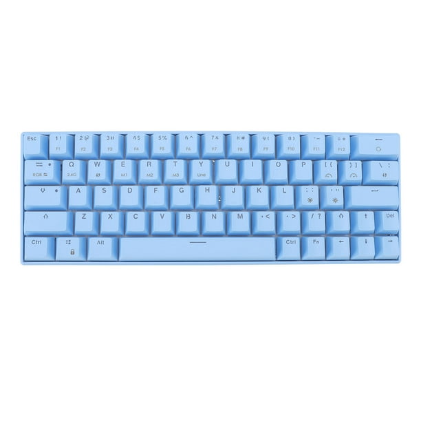 64 Key Mechanical Keyboard, Wireless Mechanical Keyboard Type C Wired 3 ...