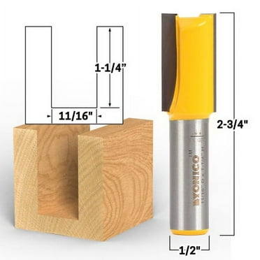 Yonico 1" Radius Round Over Edge Forming Router Bit - 1/2" Shank ...