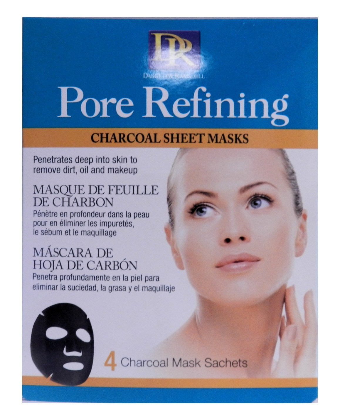 Daggett and Ramsdell Pore Refining Charcoal Sheet Masks 4-Count (Pack ... Daggett and Ramsdell Pore Refining Charcoal Sheet Masks 4-Count (Pack ...
